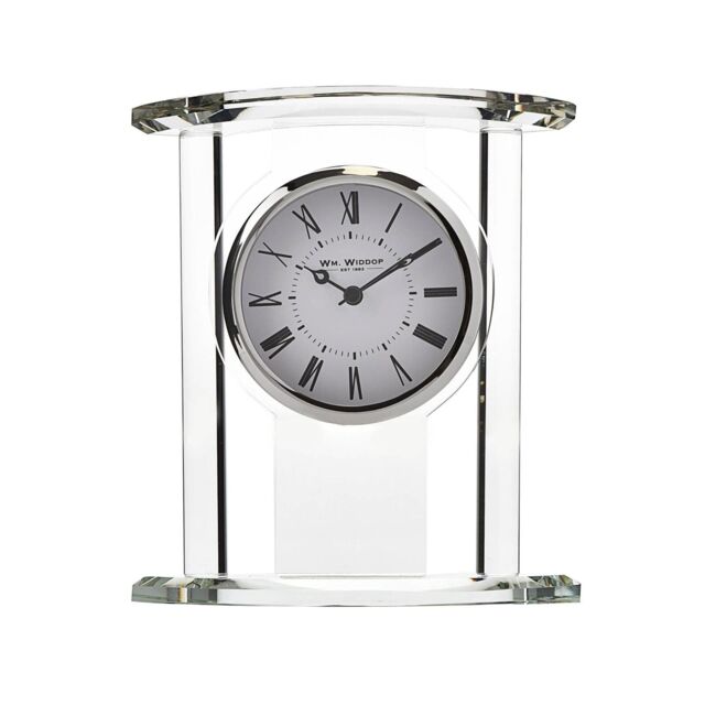 Widdop Quartz Glass Table Clock W2908 by eBay | ufurnish.com