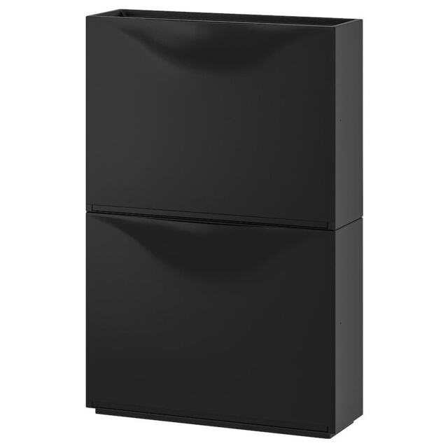 Black Ikea Trones Shoe Storage Stackable Cabinet Drawer by eBay ...