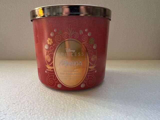 Moana Disney Princess Bath & Body Works Candle 411g 3-wick Usa by eBay ...
