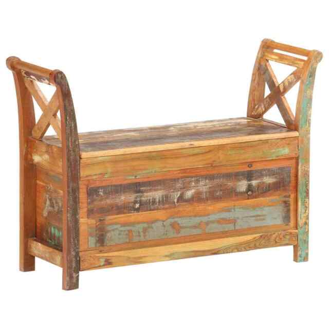 Hall Bench 103x33x72 Cm Solid Reclaimed Wood Vidaxl by eBay | ufurnish.com