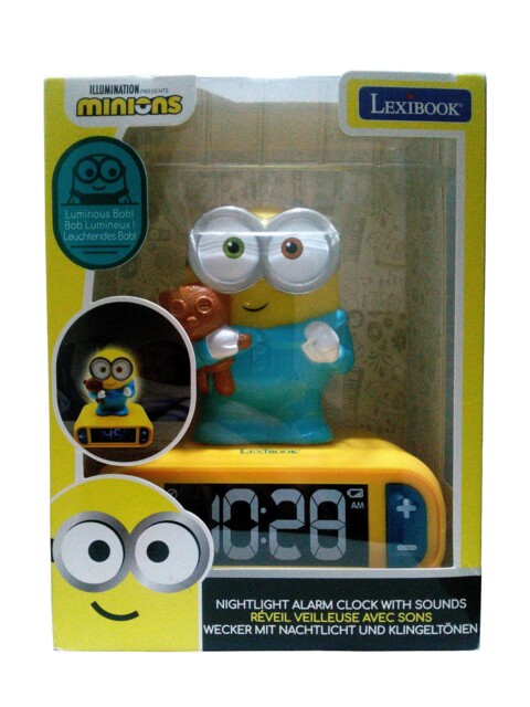 Lexibook Despicable Me Minions Kid's Digital Alarm Night Light Clock by ...