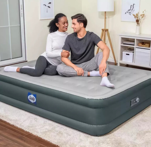 Sealy Air Mattress Bed Built-in Pump - Inflatable Queen Size by eBay ...