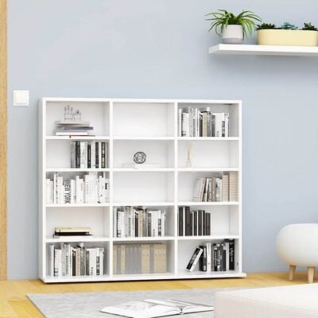 Modern Cd Cabinet Media Storage Shelf Display Bookshelf Living Room by ...