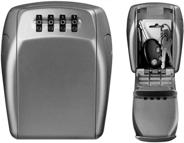 Certified Key Safe Reinforced Security Outdoor Wall Mounted Lock Box by ...