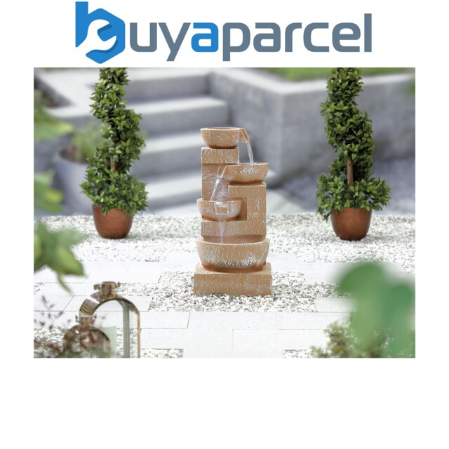 Easy Fountain Sparkling Bowls Led Garden Water Feature Modern Stone by eBay | ufurnish.com