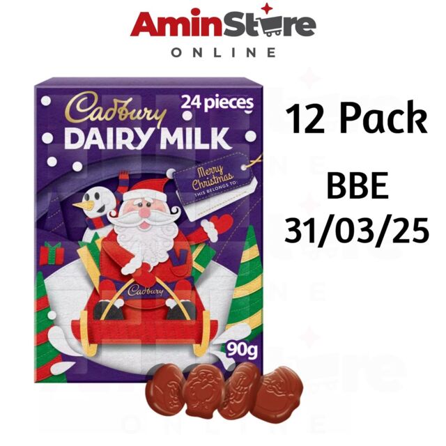Cadbury Dairy Milk Chocolate Advent Calendar 90g 12 Pack - Bbe by eBay ...