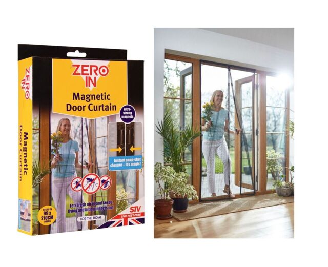Magnetic Fly Screen Door Curtain Zero In Home Pest Control 99cm X by ...