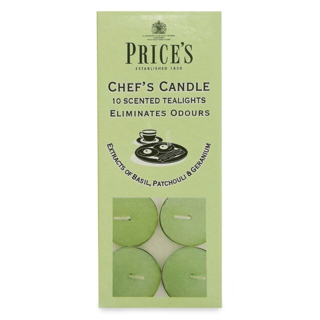 Prices Scented Chefs Candle Tealights Candles 10 Pack Eliminates by ...