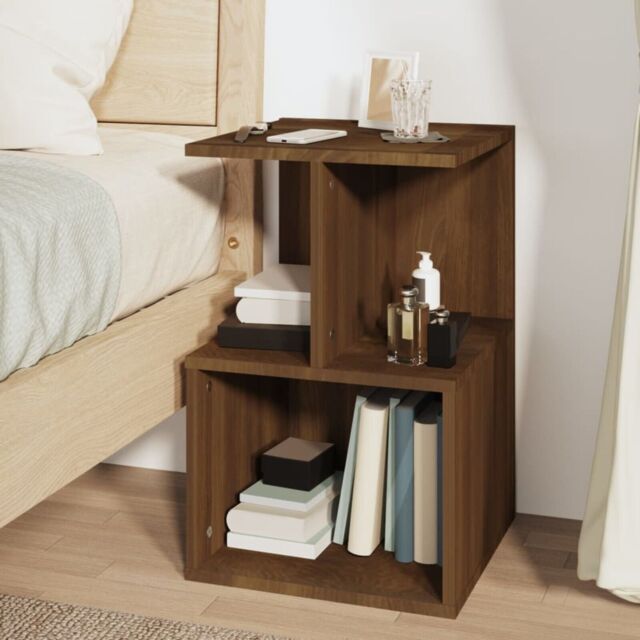 Bedside Cabinet Chipboard Home Telephone Stand Set Multi Colours by ...