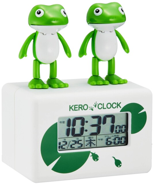 Rhythm Alarm Clock Digital Clock Kero Clock 2 White 106 X 82 X 60 Mm by ...