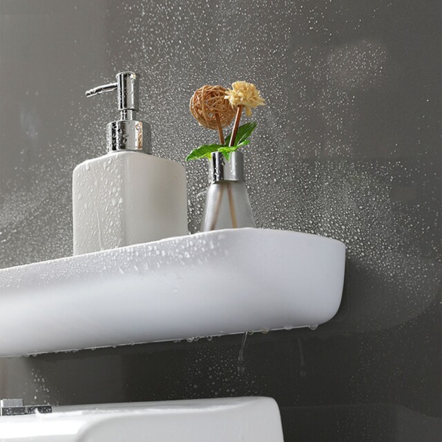 Toilet Upper Shelf Toilet Punch- Wall-mounted Multifunctional Storage ...