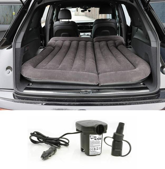 Camping Travel Inflatable Rear Car Boot Double Air Bed Mattress Grey by ...