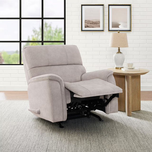 True Innovations Hayden Beige Fabric Manual Recliner Chair by eBay ...