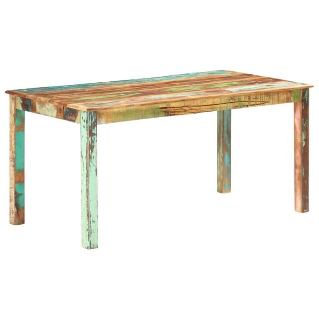 Vidaxl Dining Table Solid Reclaimed Wood 160x80x76 Cm by eBay ...