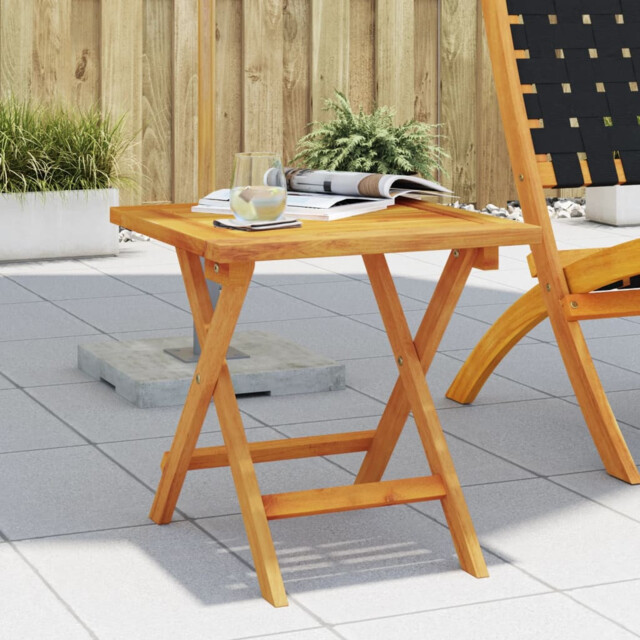 Garden Side Table 40x40x40 Cm Solid Wood Acacia by eBay | ufurnish.com