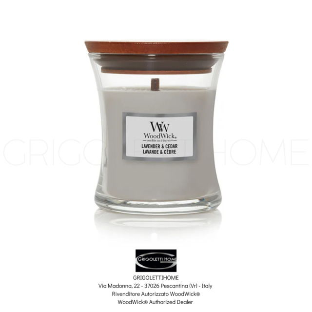 Woodwick - Small Hourglass Candle - Lavender & Cedar - Retailer by eBay ...