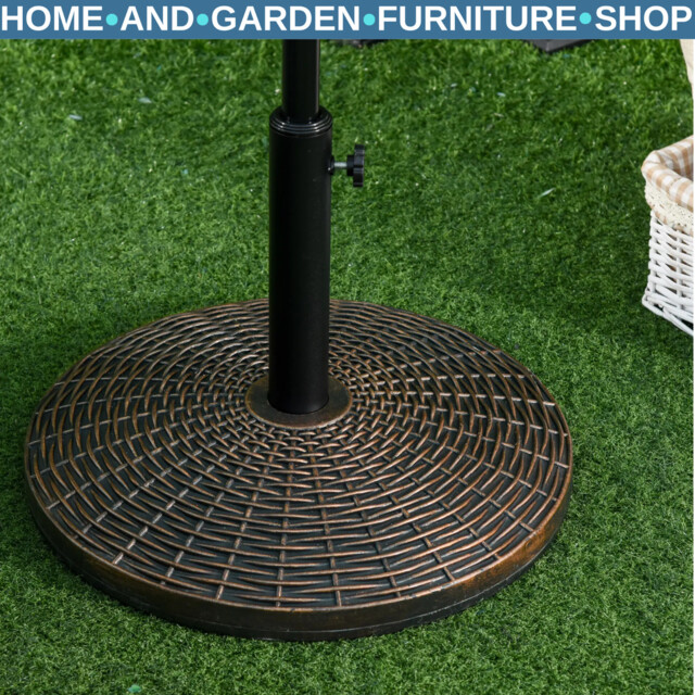 Parasol Base Umbrella Holder Rust-resistant W/ Adjustable Screw by eBay ...