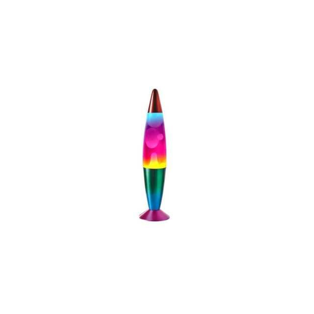 "16"" Rainbow Liquid Lava Lamp - Retro Decorative Mood Light For Home ...
