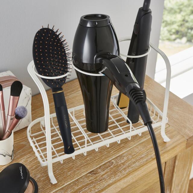 Freestanding Hair Dryer & Straighteners Holder Storage Stand Cable by ...