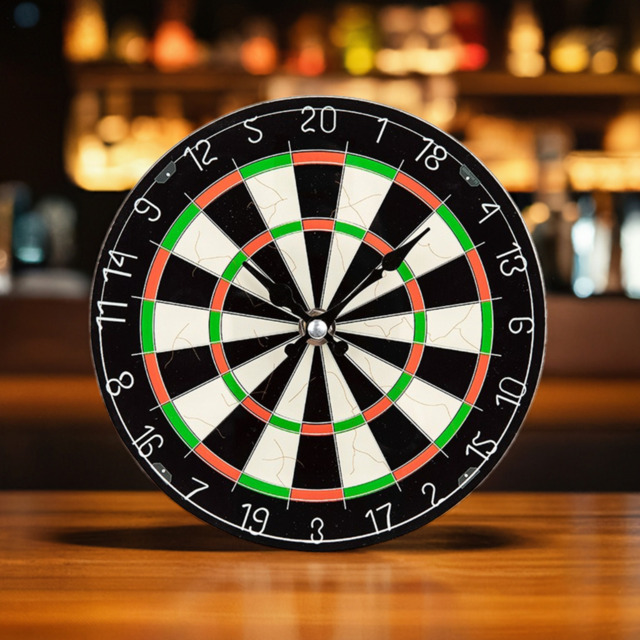 Shudehill Giftware Round Glass Dartboard Clock 17cm by eBay | ufurnish.com