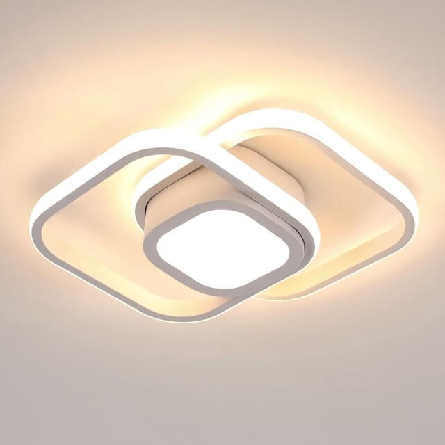 Dorlink Led Ceiling Light, White Square Creative Design Acrylic by eBay ...