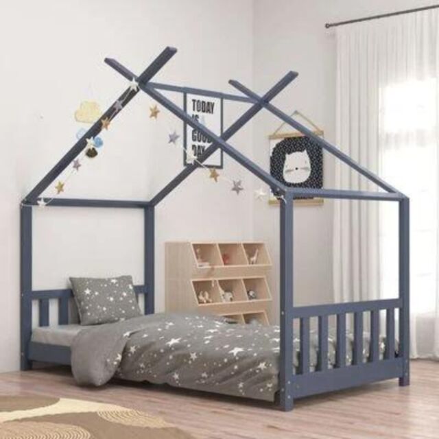 Kid House Bed Frame Single Bed Solid Wood Treehouse Toddler Child by ...