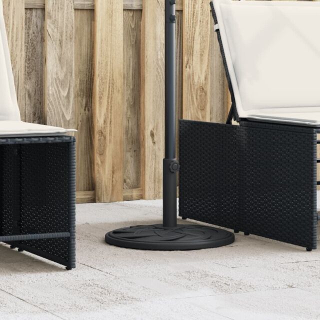 Vidaxl Parasol Base For Ø38 / 48 Mm Poles 12 Kg Round by eBay ...