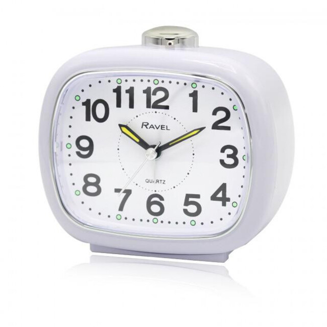 Ravel Large Sized Bedside Quartz Alarm Clock White Rc045.4 by eBay ...
