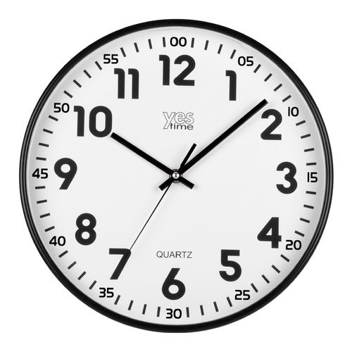 Lowell Wall Clock Model 00720yn, Black And White by eBay | ufurnish.com