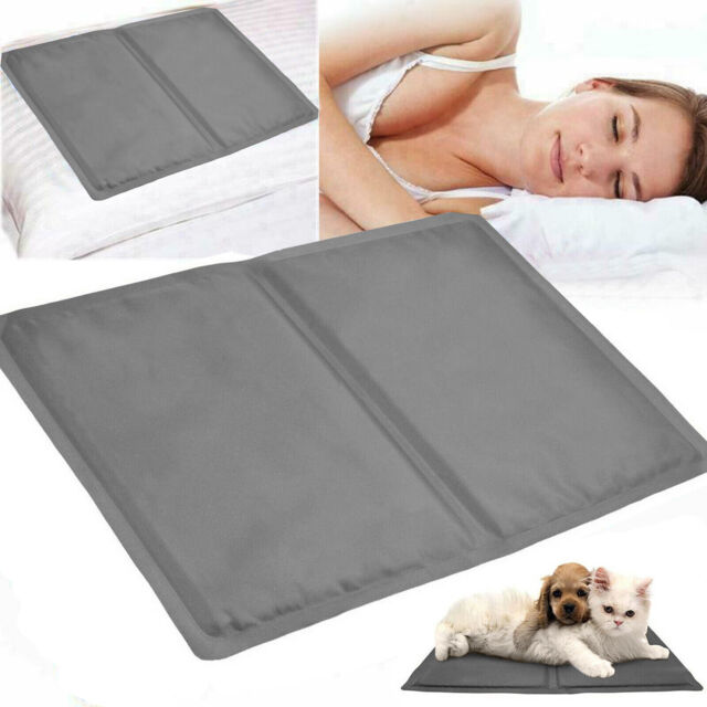 2 X Gel Pad Magic Cool Cooling Pillow Cooling Mat Laptop Yoga Pet Bed ...