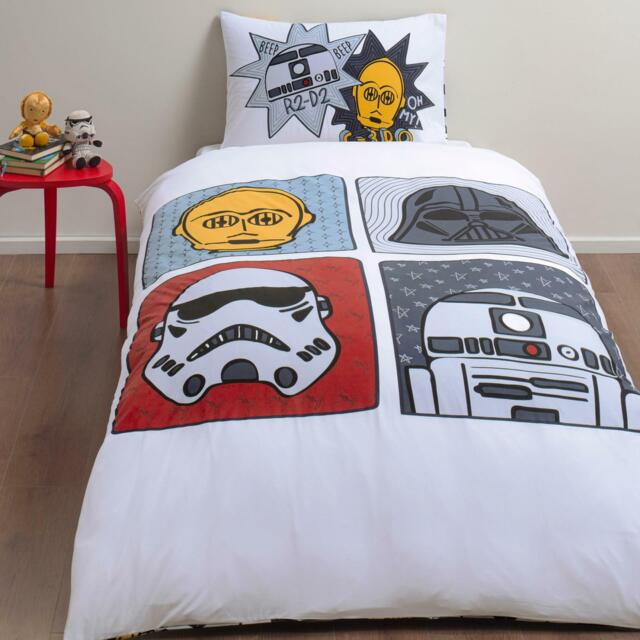 Star Wars Single Cotton Duvet Cover Set Boys Girls Two-sided Comic by ...