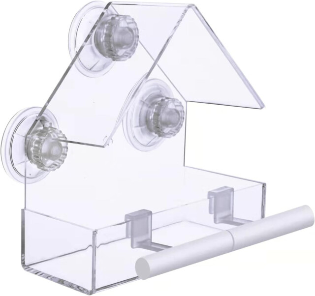 Extra Strong Suction Cups Window Bird Feeder With Drainage Holes. by ...