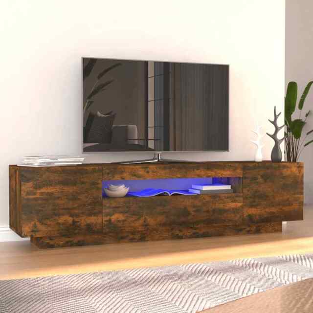 Tv Cabinet With Led Lights Tv Stand Tv Unit Hall Entertainment Cenrtre ...