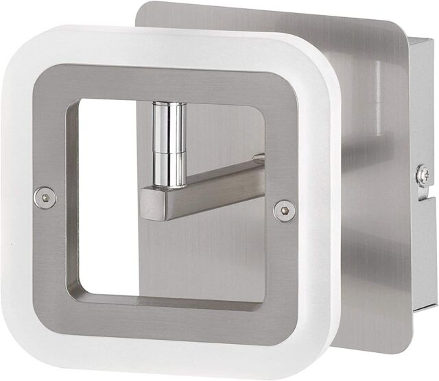 Wofi Davis Led Wall Light Swivel Spotlight Chrome Matt Nickel by eBay ...