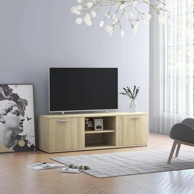 Modern Tv Unit Cabinet Storage Tv Stand With Doors And Compartments by ...