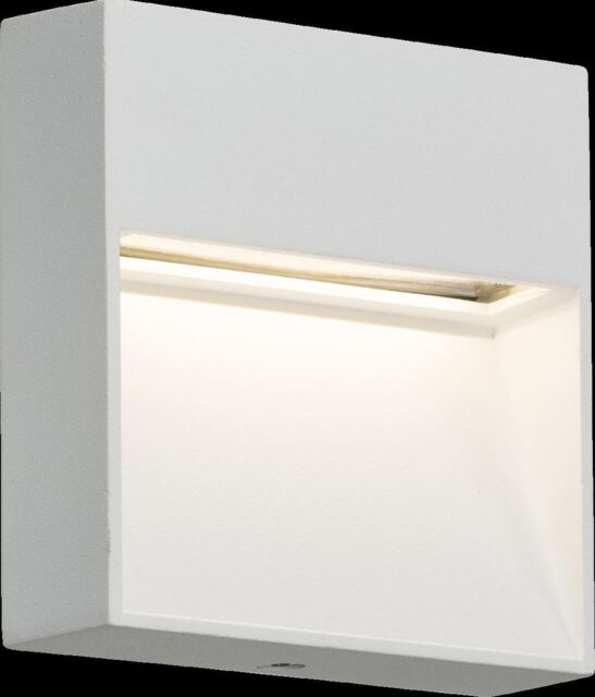 Knightsbridge 230v Ip44 2w Led Square Wall/guide Light - Grey - Lws2g ...