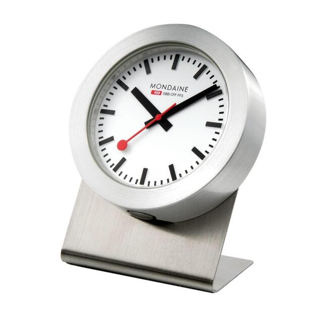 Mondaine A660.30318.81sbb Magnet Clock As Table Clock, Pin Clock, by ...