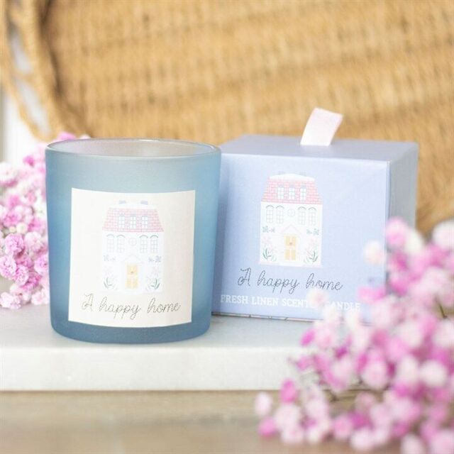 A Happy Home Fresh Linen Candle Tracked Delivery Combined Shipping by ...