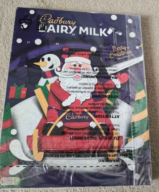 8 X Cadbury Dairy Milk Chocolate Advent Calendar - 90g by eBay ...