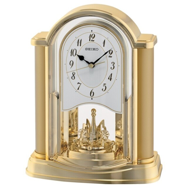 Seiko Rotating Pendulum Mantel Clock Qxn228g Rrp £100.00 by eBay ...