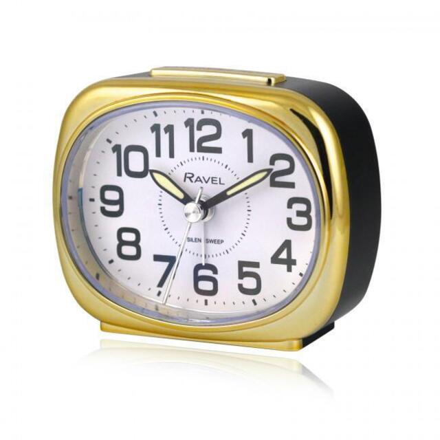 Ravel Small Sized Pillow Shaped Bedside Quartz Alarm Clock Multiple by ...