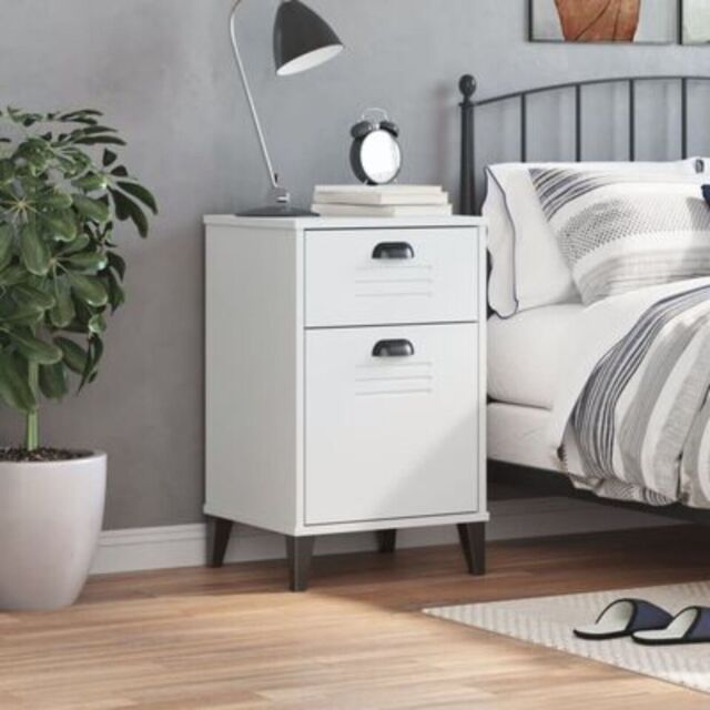 Modern Bedside Cabinet Nightstand Bed Side End Table Unit Engineered by ...