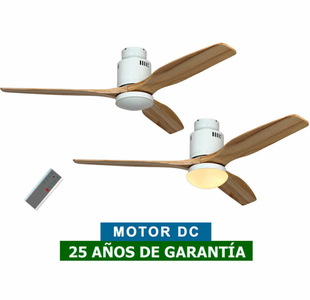 Ceiling Fan With Light Casafan 93132323 Aerodynamix Eco 132 We Wood by ...