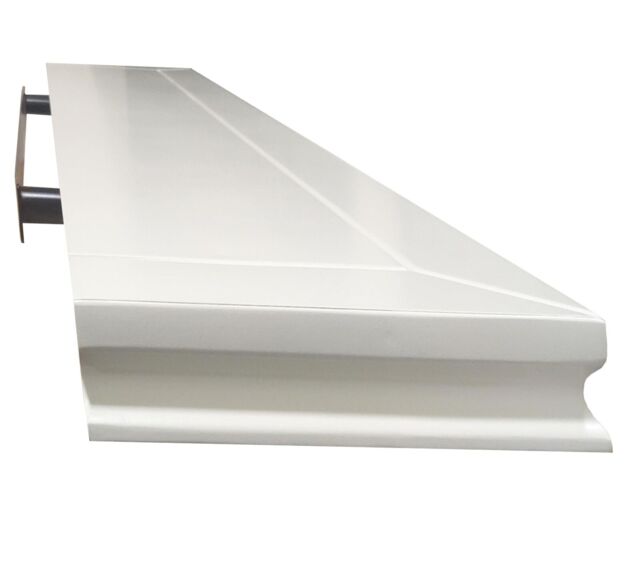 Duraline Classic Off White Lacquer Wooden Wall Shelf [118 X 23.5cm] by ...
