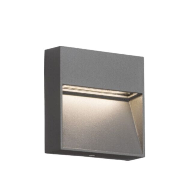 Knightsbridge Lws2g 230v 50hz Ip44 3w Led Square Wall/guide Light - by ...