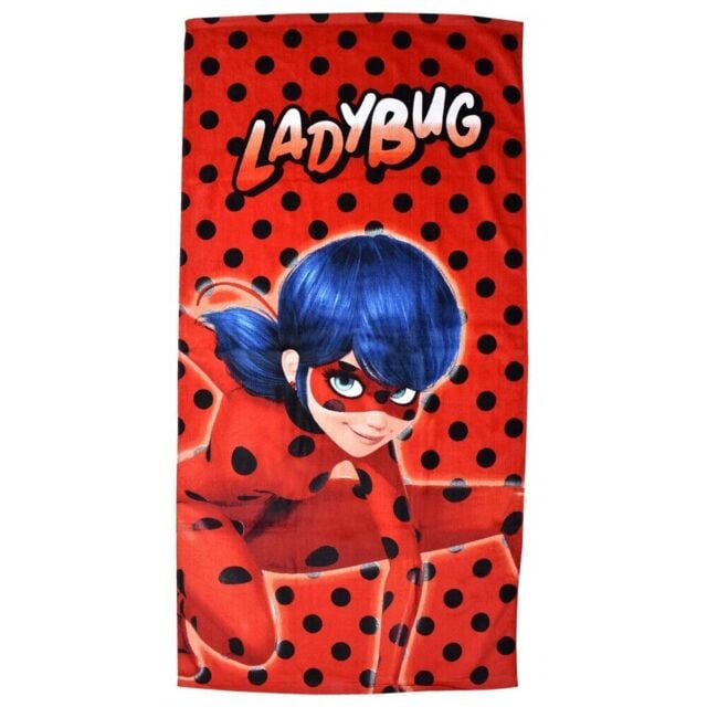Miraculous Ladybug Bath Beach Towel 140 X 70 Cm 100% Cotton by eBay ...