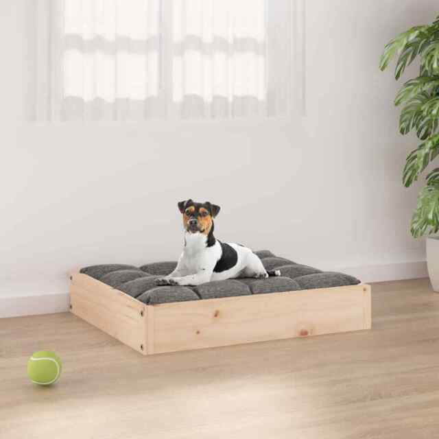 Solid Wood Pine Dog Bed Wooden Animal Pet Sofa Dog Couch Multi Colours ...