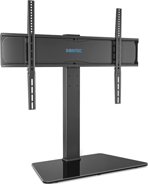Bontec Universal Swivel Table Top Tv Stand For 42?86 Inch Led Oled Lcd ...