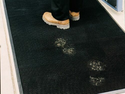 Dirt Catcher Heavy Duty Finger-tip Rubber Entrance Mat 600mm X 800mm by ...