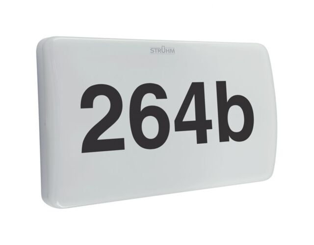 Struhm 03733 Morgan Led House Sign Light, Ip44, Cool White, 4000k, by ...